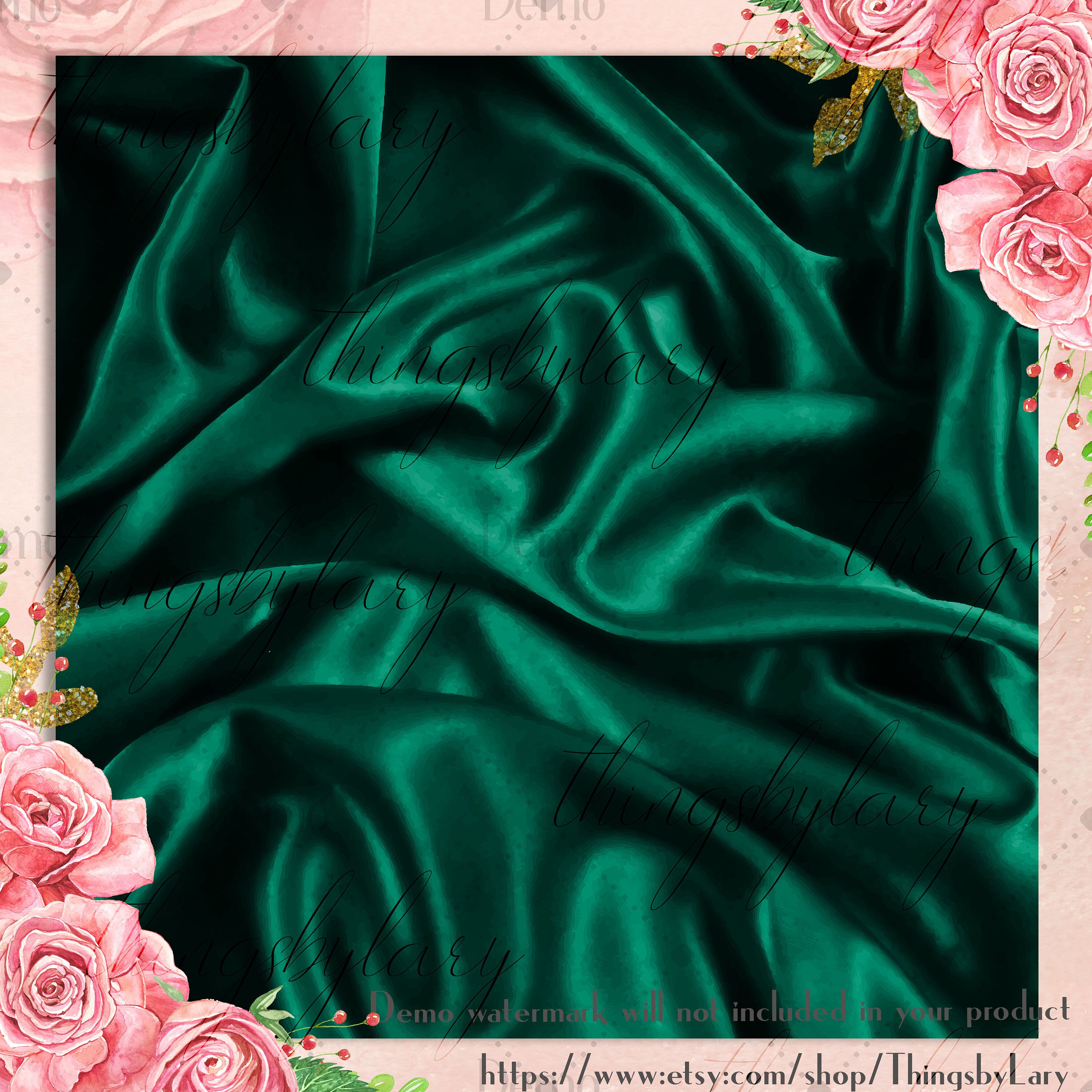 16 Emerald Silk Texture Paper Luxury Wedding Scrapbooking - Etsy