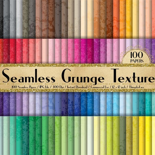 100 Seamless Vintage Script Papers 12 Inch 300 Dpi Commercial - Etsy
