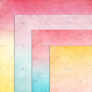 30 Ombre Watercolor Digital Papers in 12 X 12 Inch 300 Dpi Instant ...