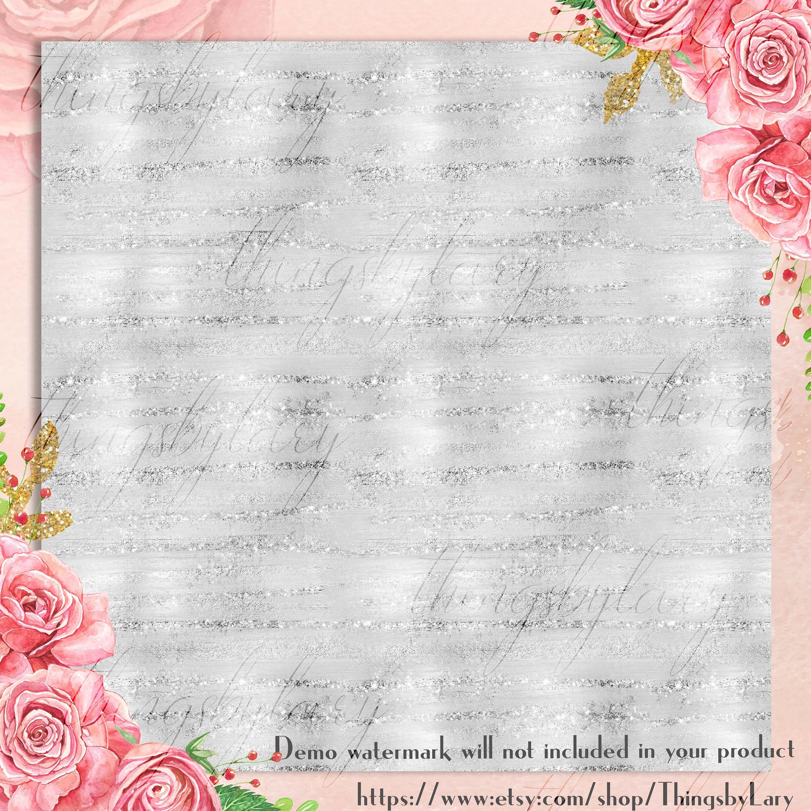 42 Silver Metallic Papers 12 Inch 300 Dpi Planner Paper - Etsy