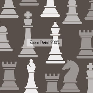 100 Seamless Chess Pieces Pattern Digital Papers 12" 300 Dpi Commercial ...