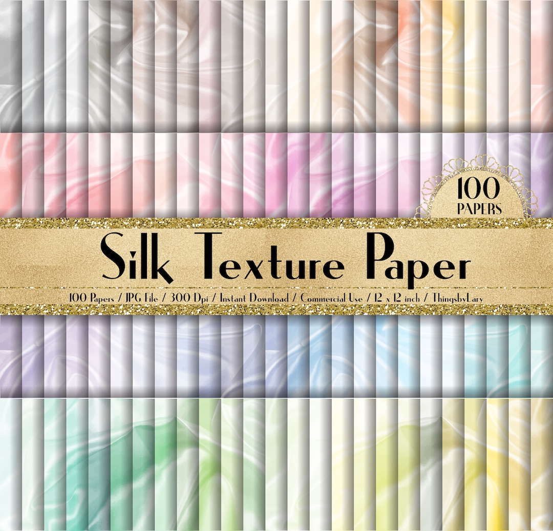 100 Silk Texture Paper in 12inch, 300 Dpi Planner Paper, Scrapbook ...