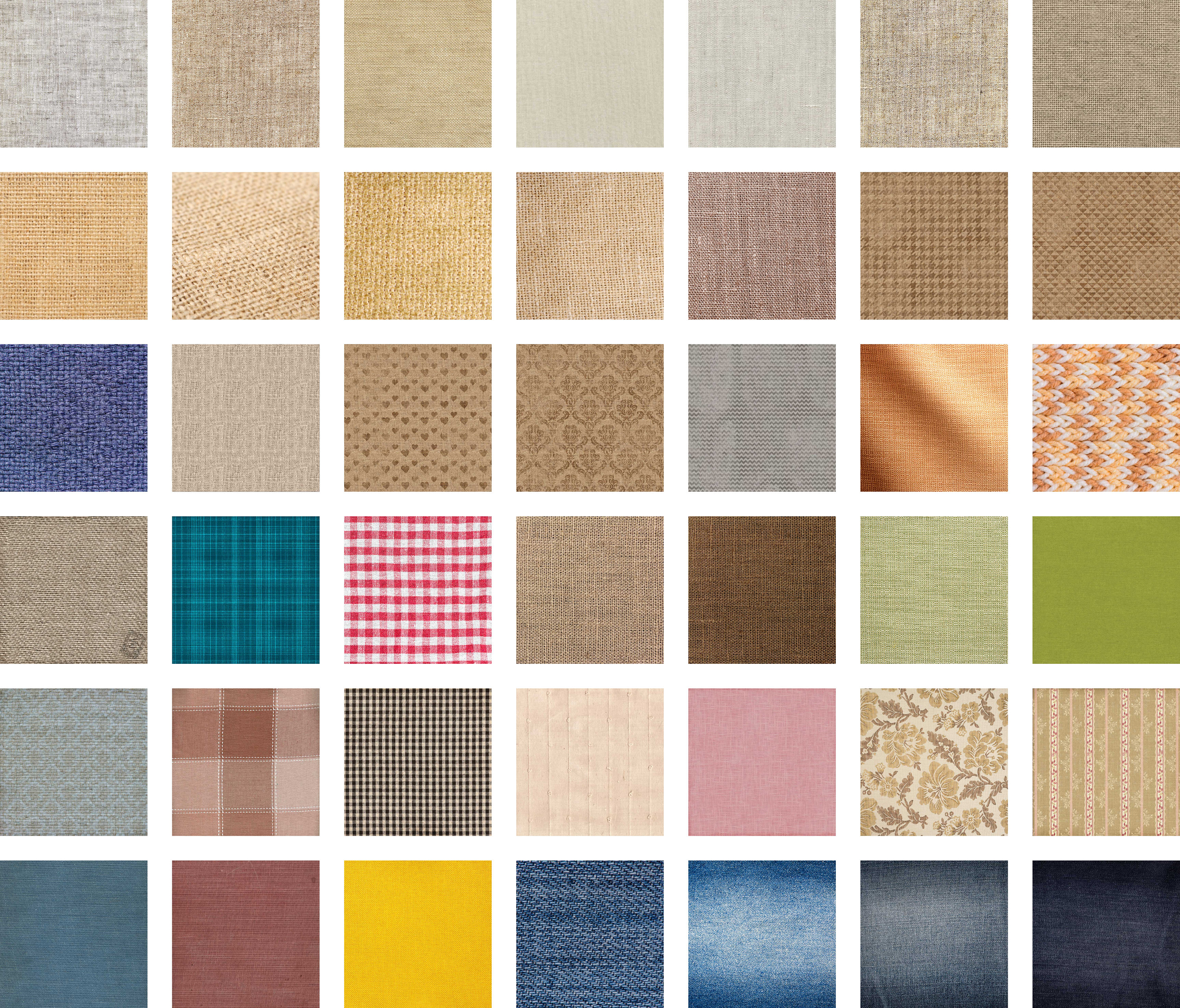 42 Different Fabric Texture Papers Burlap, Canvas, Jeans, Denim, Plaid ...