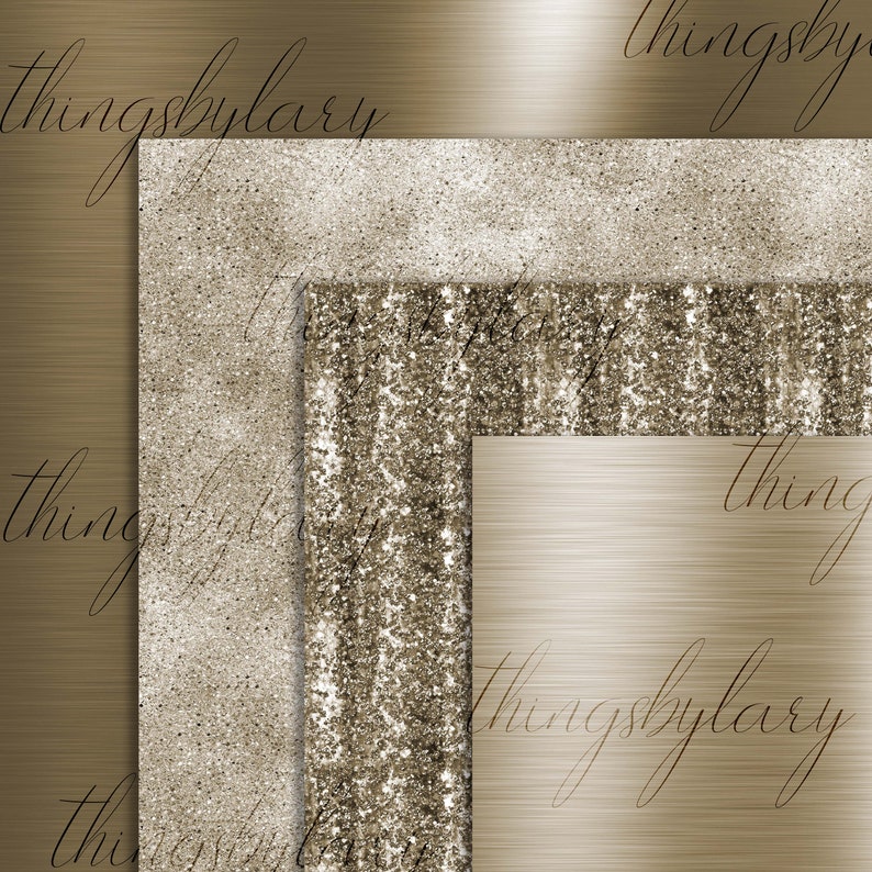 42 Bronze Metallic Papers 12 Inch 300 Dpi Planner Paper | Etsy