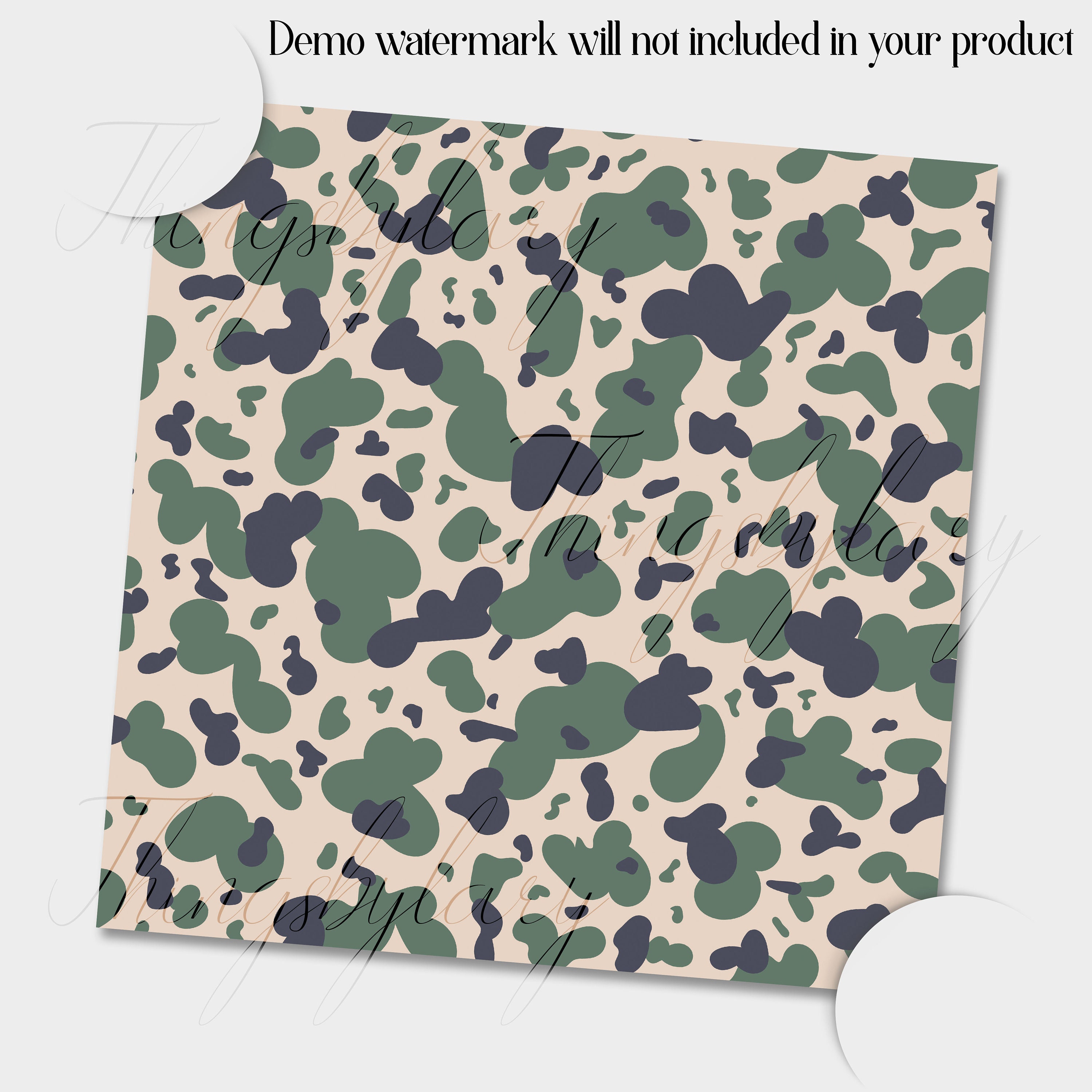 24 Camouflage Pattern Digital Papers 12", Digital Papers, Camouflage ...