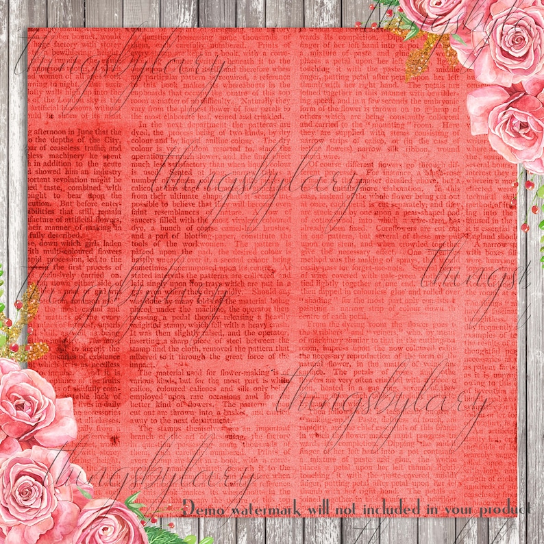 100 Vintage Newspaper Ads Texture Digital Papers 12x12" 300 Dpi ...