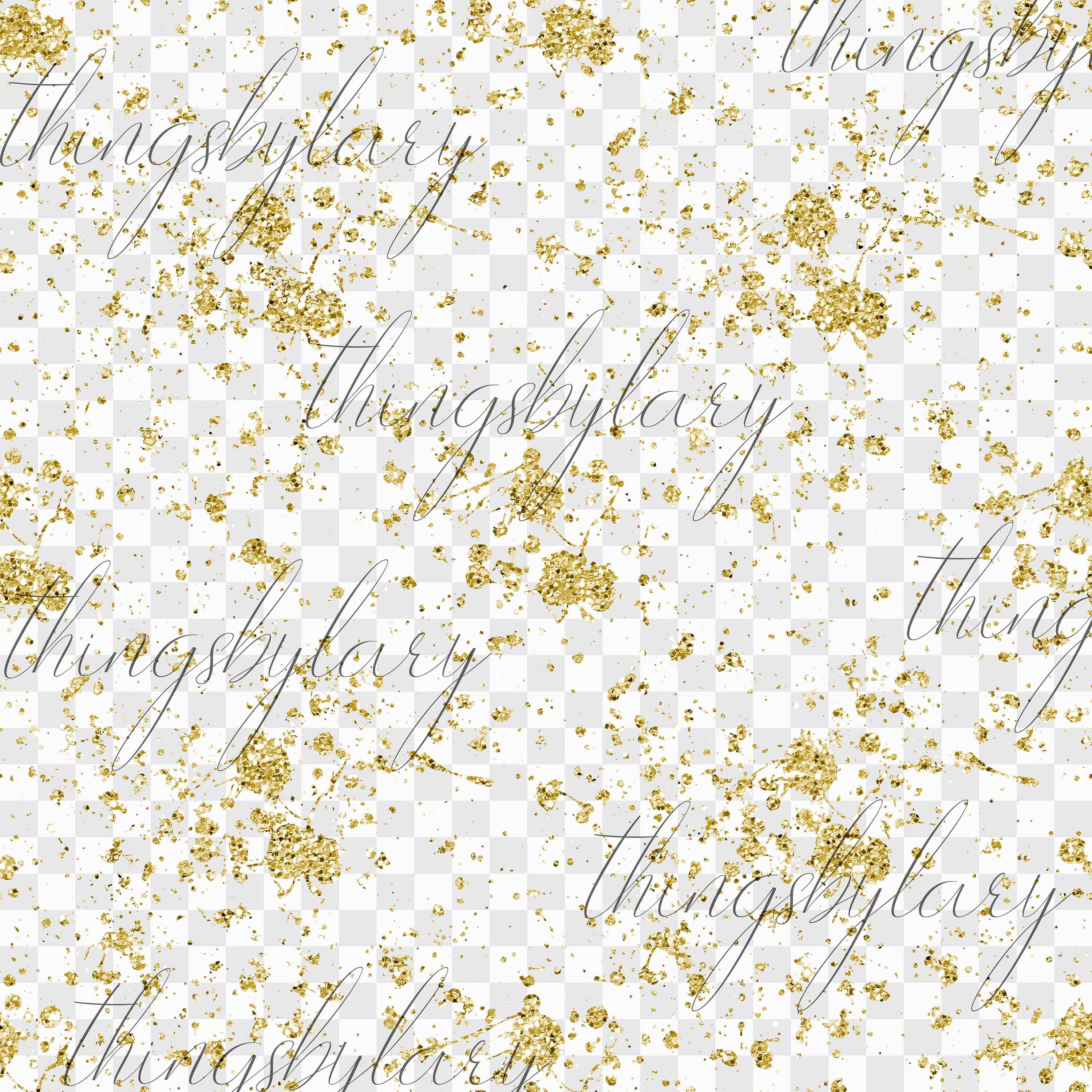 14 Seamless Gold Glitter Splatter Overlay Images 300 Dpi Instant ...