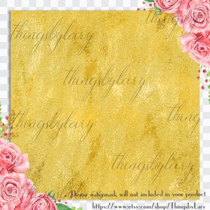 42 Bright 24k Gold Foil Papers 12 Inch 300 Dpi Planner Paper Commercial ...