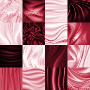 16 Red Silk Texture Paper, Luxury Wedding, Scrapbook, Sparkle, Satin ...