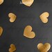 30 Black and Gold Valentine Heart Love Digital Papers 12 Inch 300 Dpi ...