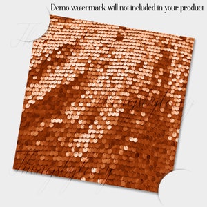 20 Luxury Shimmer Copper Sequin Digital Papers Commercial Use Holiday ...
