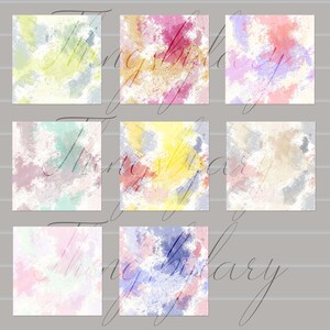 26 Seamless Watercolor Artistic Colorful Abstract Digital Papers 12 ...