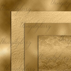 42 Antique Gold Foil Papers 12 Inch 300 Dpi Instant Download Commercial ...