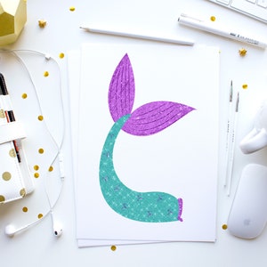 18 Glitter Mermaid Tails Overlay Images 300 Dpi PNG Instant Download ...