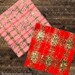 16 Luxury Gold and Red Glitter Plaid Tartan Digital Paper Pack 12inch ...