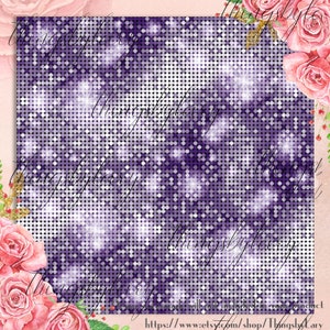 100 Seamless Shimmer Disco Texture Papers in 12inch, 300 Dpi Planner ...