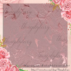 42 Rose Gold Foil Papers 12 Inch, 300 Dpi Planner Paper, Commercial Use ...