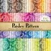 100 Seamless Paisley Pattern Papers in 12" X 12", 300 Dpi Planner Paper ...