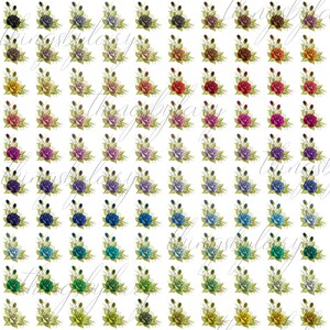 100 Wedding Roses Cliparts, Flower Clipart, Planner Clipart, Floral ...