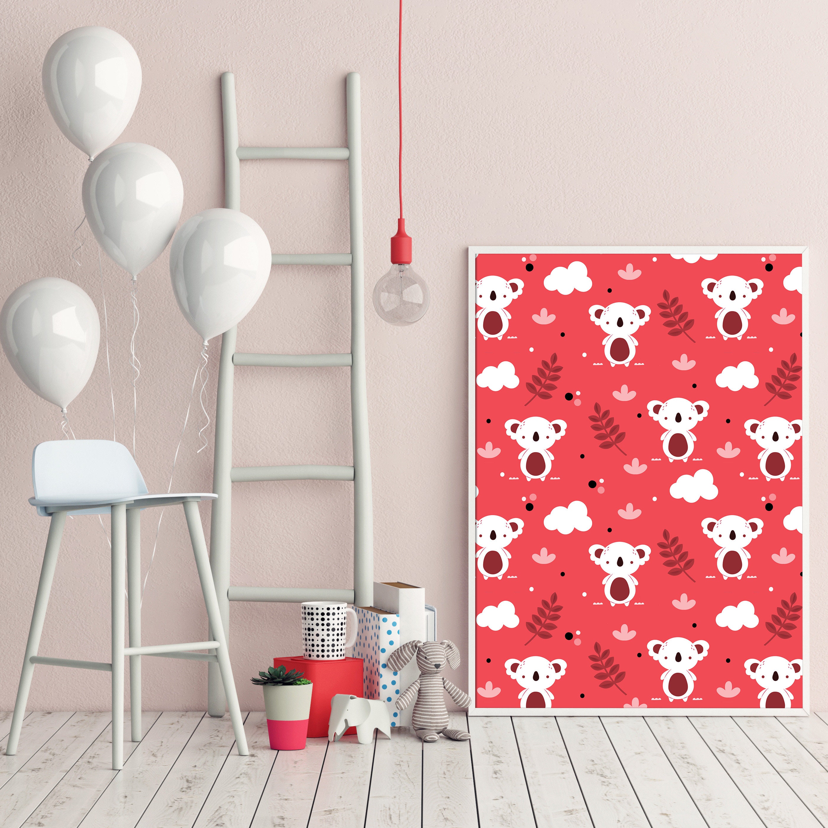 100 Seamless Cute Koalas Bear Digital Papers 12 300 Dpi - Etsy