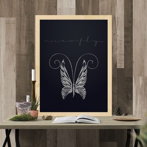 30 Metallic Silver Foil and Glitter Butterfly Digital Images 300 Dpi ...