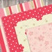 16 Seamless Red Spring Flower Papers in 12inch 300 Dpi Planner Paper ...