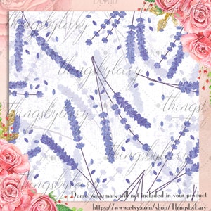 14 Lavender Digital Paper 12 Inch 300 Dpi Instant Download, Purple ...