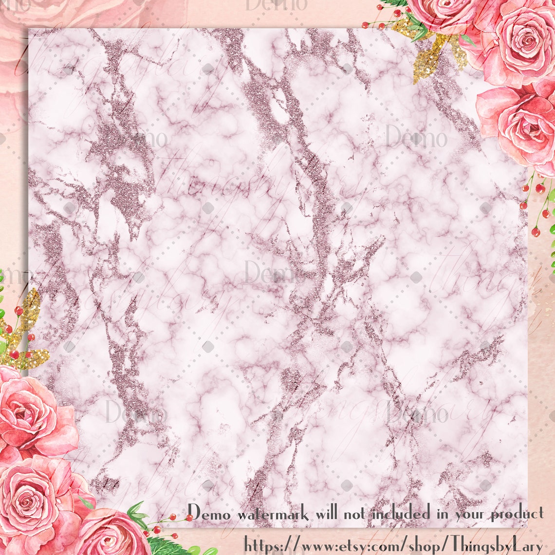 16 Plum Marble Papers, Purple Marble, Digital Marble Paper, Glitter ...