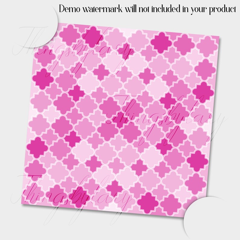 100 Seamless Color Quatrefoil Pattern Papers 12 Inch 300 Dpi - Etsy