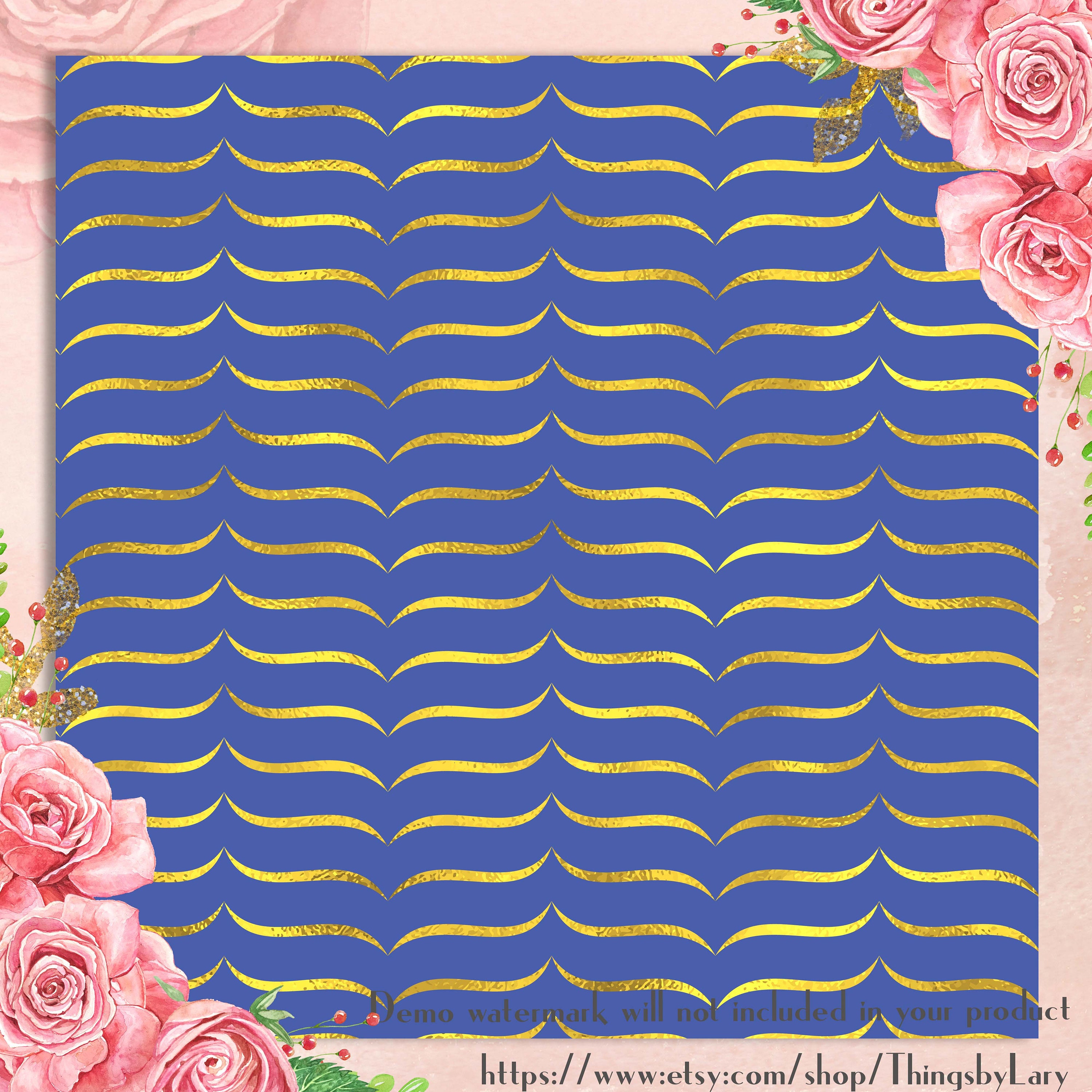 100 Seamless Gold Foil Bracket Pattern Papers 12 Inch 300 Dpi - Etsy