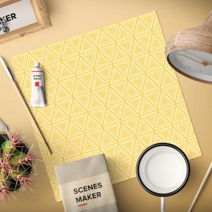 16 Seamless Luxury Mimosa Yellow Digital Papers 300 Dpi Commercial Use ...