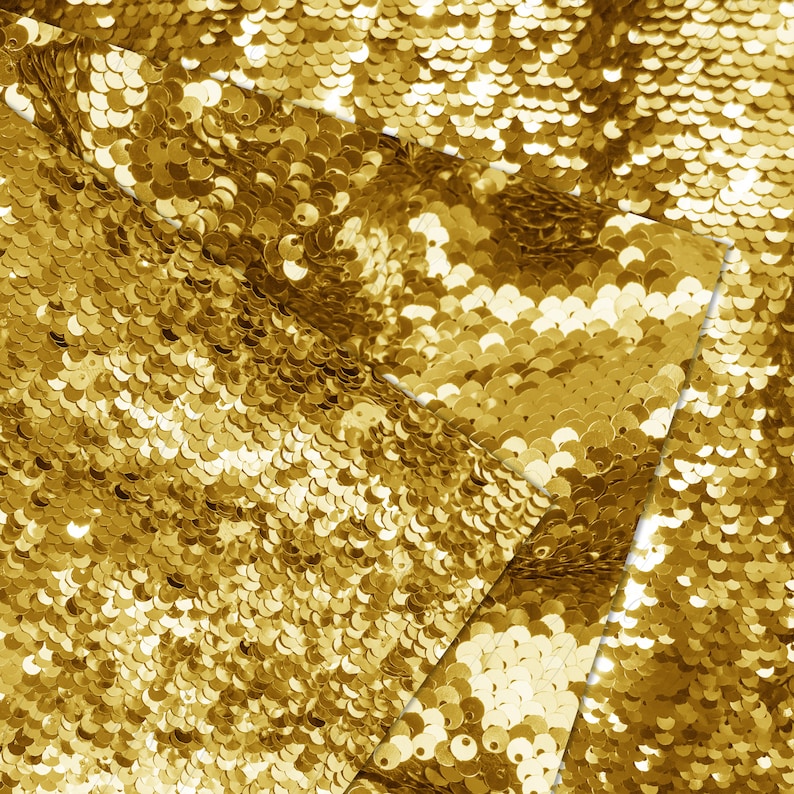 20 Luxury Shimmer Gold Sequin Digital Papers Commercial Use Holiday ...
