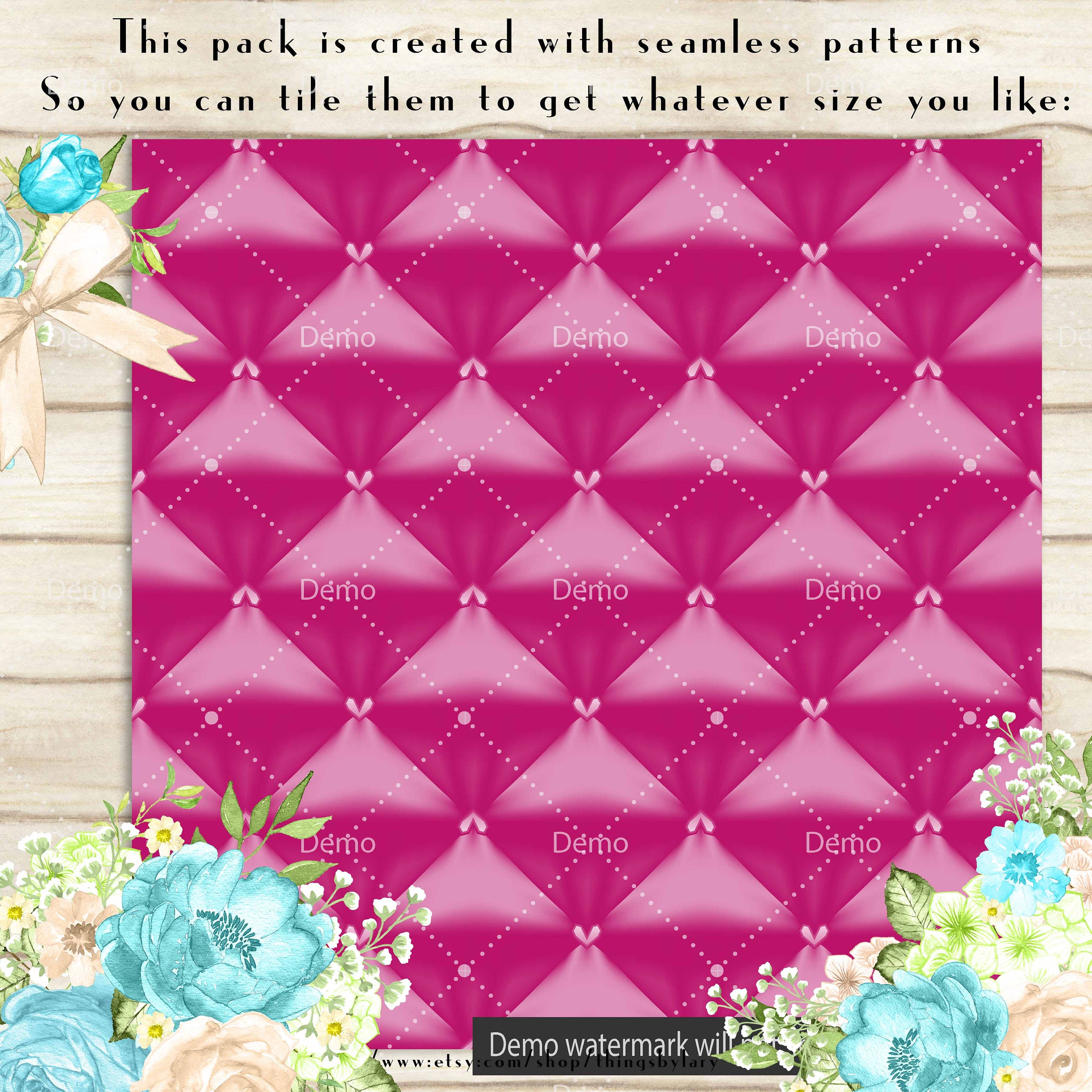 100 Seamless Leather Quilted Texture Papers in 12" X 12", 300 Dpi ...