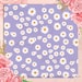 100 Seamless Daisy Flower Digital Papers 12x12" 300 Dpi Planner Paper ...