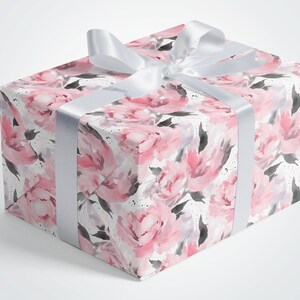 20 Seamless Watercolor Pink Peony Flowers Digital Papers 12x12" 300 Dpi ...