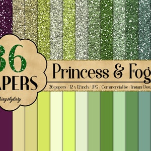 70% OFF 432 Papers, Princess Papers, Kid Theme Glitter Papers, Solid ...