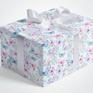 30 Seamless Watercolor Butterflies and Flowers Vol 1 Digital Papers ...