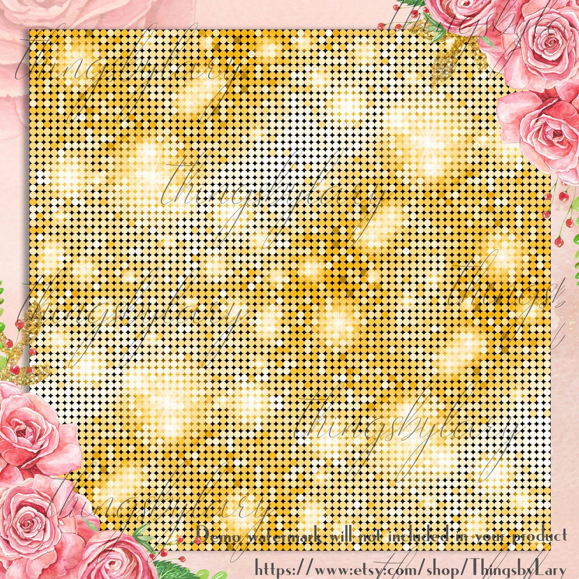 100 Seamless Shimmer Disco Texture Papers in 12inch, 300 Dpi Planner ...