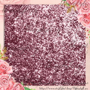 42 Rose Gold Glitter Papers 12 Inch, 300 Dpi Planner Paper, Commercial ...