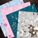 70% OFF 120 Winter Floral Christmas Winter Holiday Digital Papers 12 ...