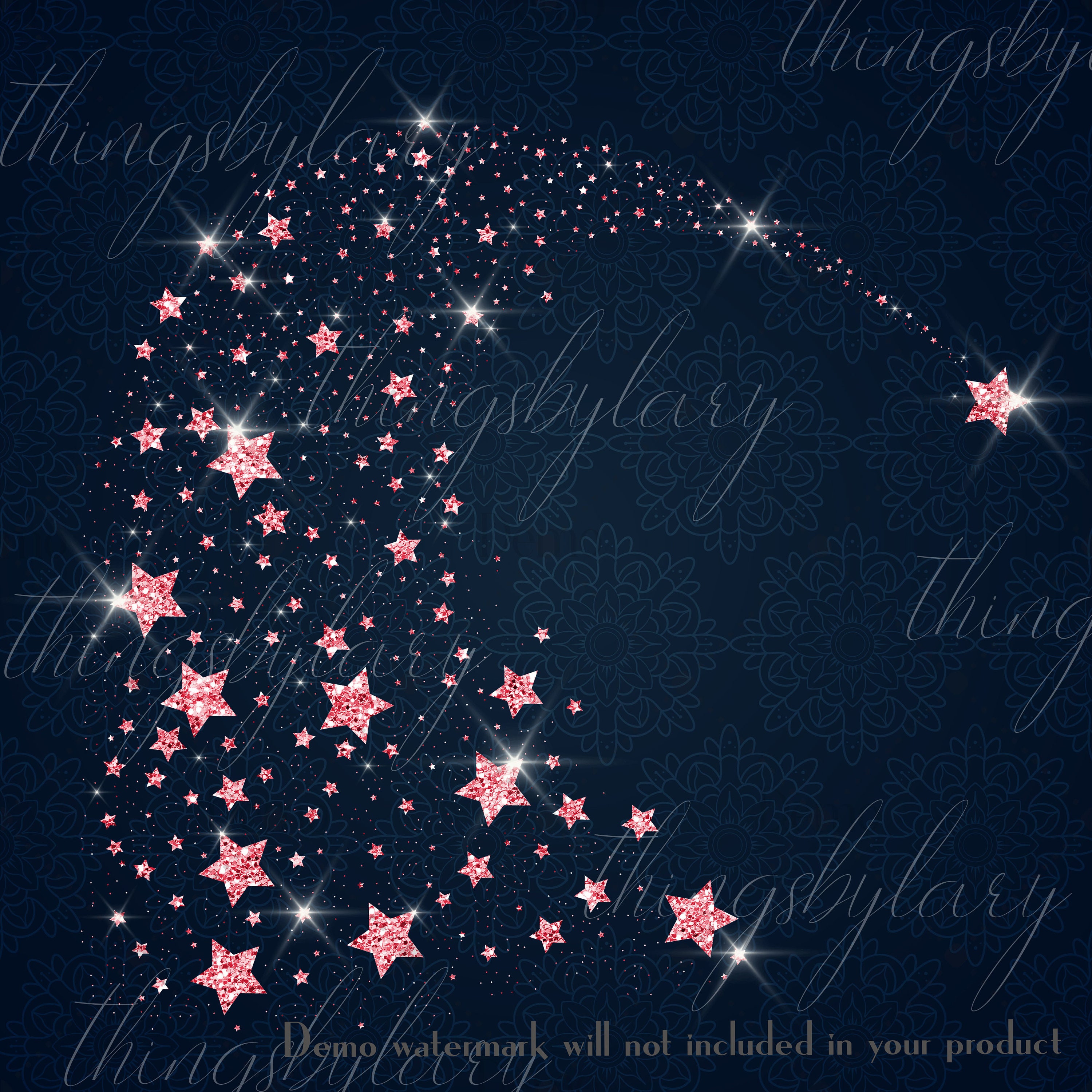 16 Glowing Glitter Comet Star Galaxy Overlay Images 16 Colors | Etsy