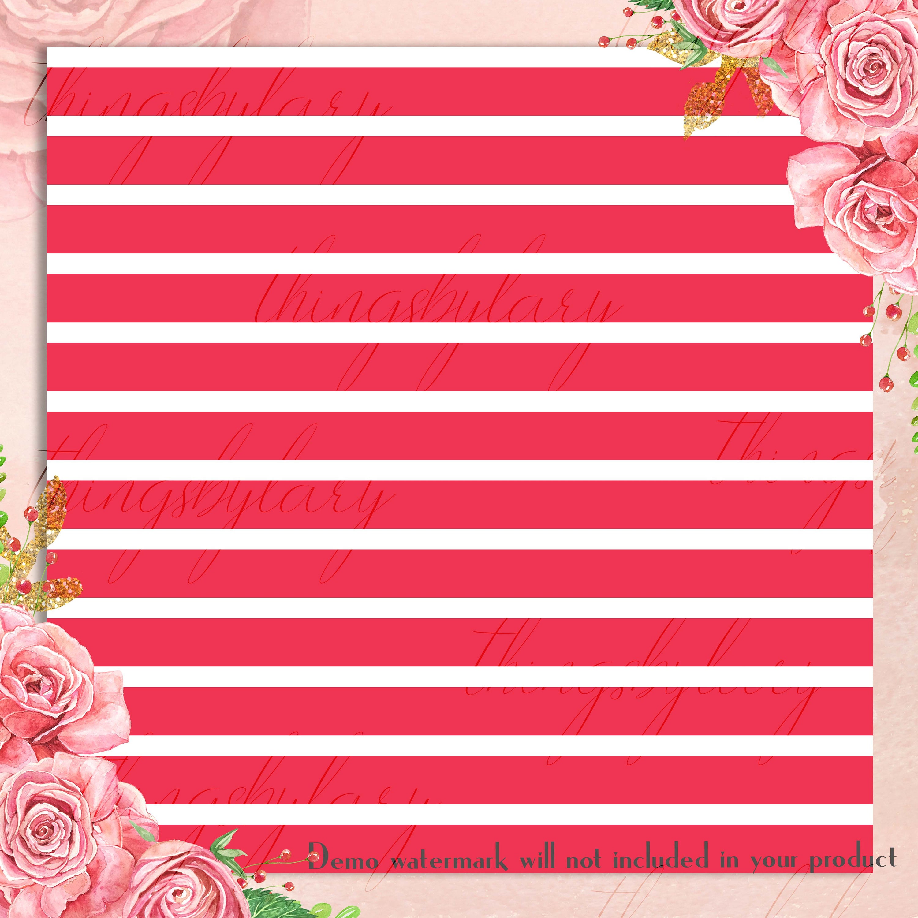 100 Seamless Striped Pattern Digital Papers 12x12 - Etsy