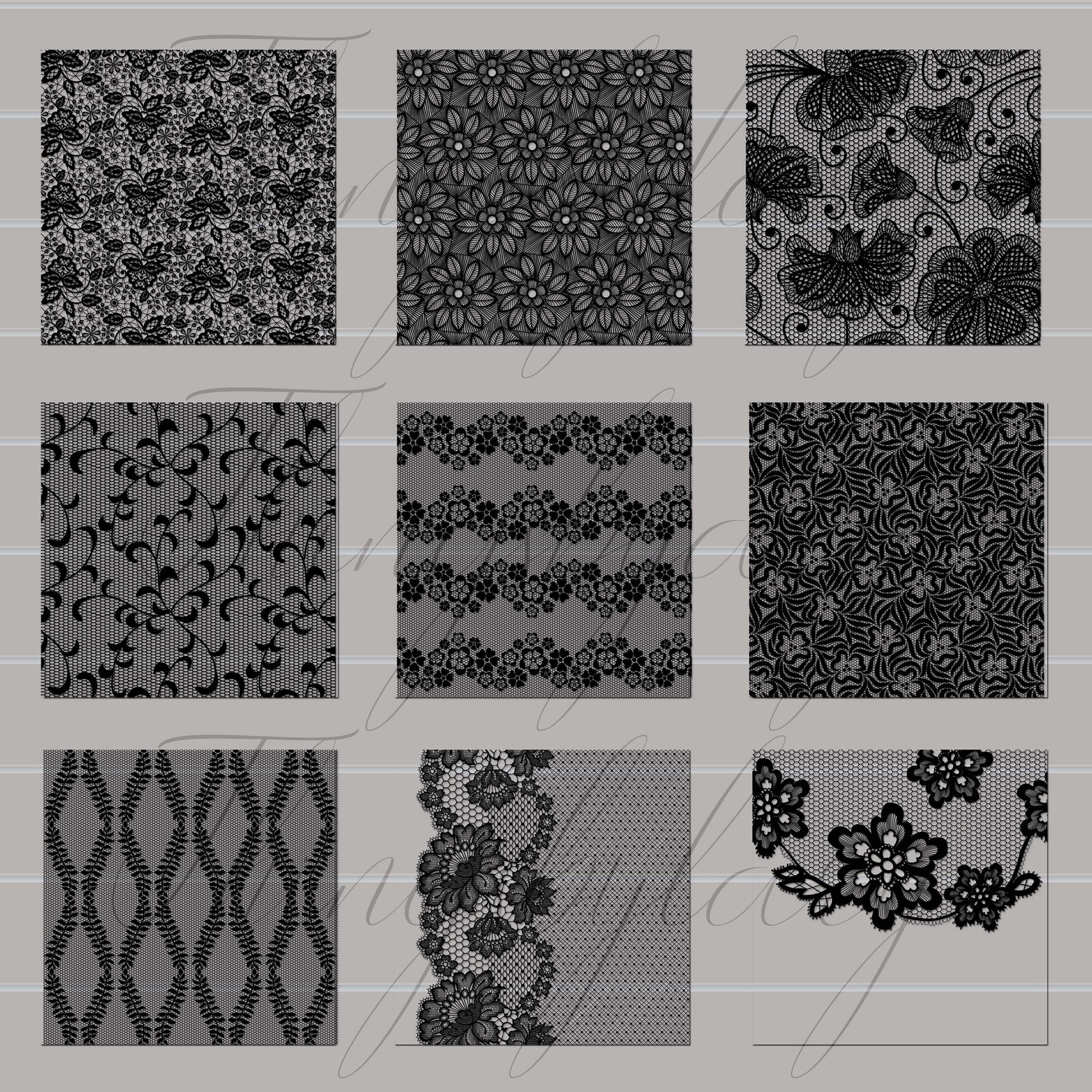 27 Black Lace Overlays Borders Frames Images PNG Transparent - Etsy
