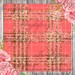16 Gold Glitter and Peach Plaid Tartan Digital Paper Pack 12inch 300 ...