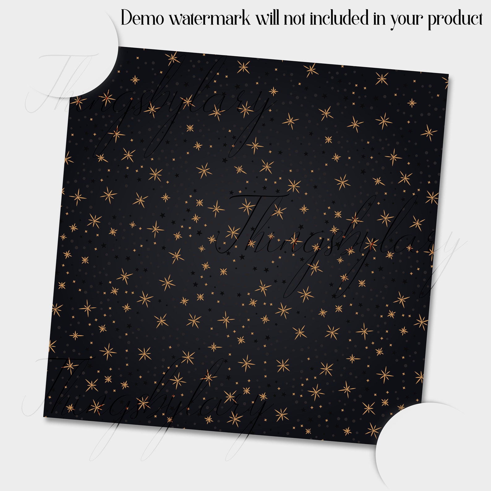 24 Black & Gold Christmas Digital Papers 12 X 12 Inch 300 Dpi Instant ...