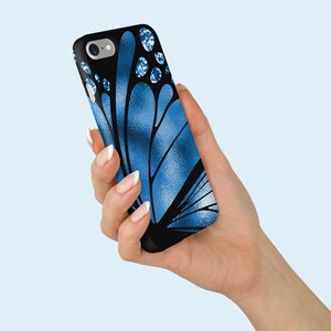 30 Royal Blue Foil and Glitter Butterfly Digital Image 300 Dpi Instant ...