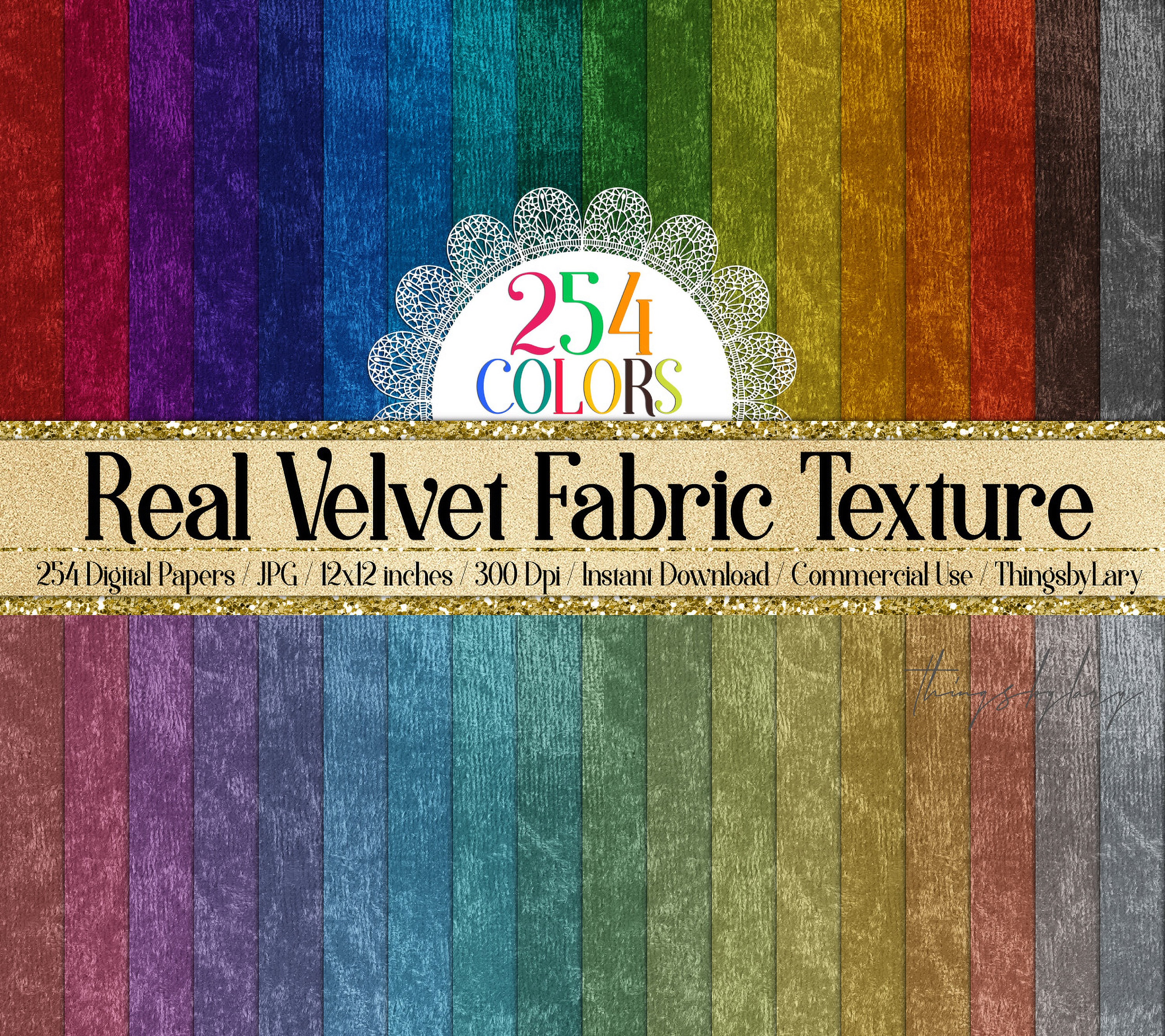 254 Real Velvet Fabric Texture Digital Papers Commercial Use Velvet ...