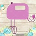 100 Hand Mixer Clipart, Kitchen Digital Clip Art, Cooking Clipart, Home ...