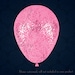 100 Real Glitter Balloons Digital Clip Art Images 300 DPI PNG Planner ...