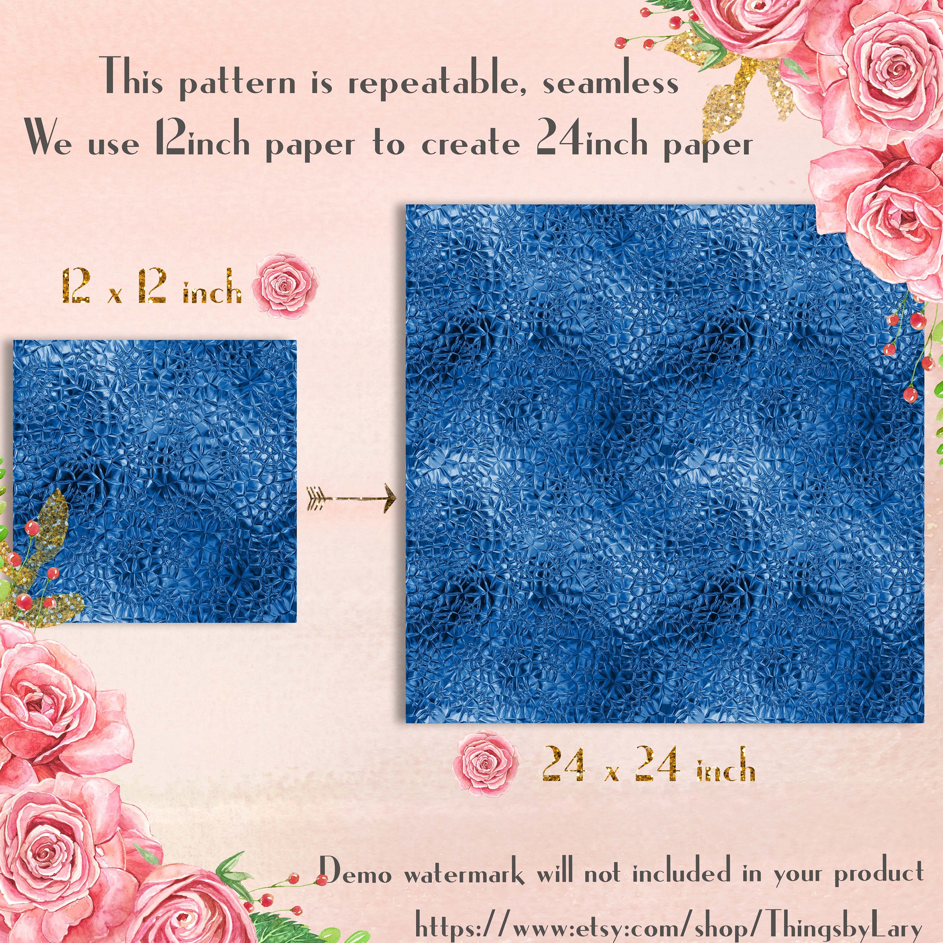 100 Seamless Shiny Papers in 12inch,300 Dpi Planner Paper,scrapbook ...